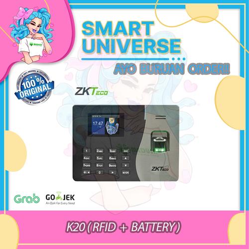 Jual Zkteco K20 Fingerprint Access Control Absensi RFID Battery ... Jual Zkteco K20 Fingerprint Access Control Absensi RFID Battery ...