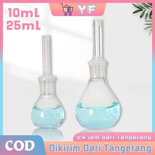 Jual 10ml 25ml Piknometer Pyrex Botol Pycnometer Picnometer - 10ML ...