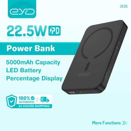 Promo EYD Wireless Power Bank 5000mAh Fast Charging Magnetic Powerbank ...