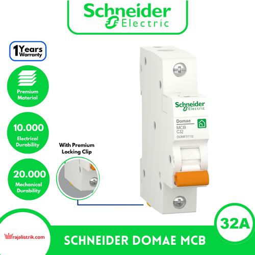Jual SCHNEIDER MCB 1P 32A DOMF01132_B - Kab. Bekasi - Rajalistrik Cibatu | Tokopedia