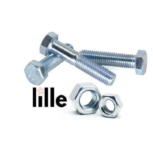 Jual Mur Baut Putih m 27 x 100 mm Hex Bolt Nut Galvanis M27 x 10 cm ...