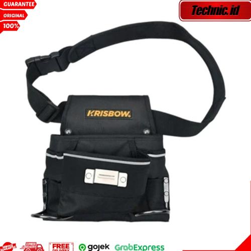 Jual Tas Tukang Krisbow Tas Perkakas 8 Kompartemen LRTP1 Tas Peralatan ...