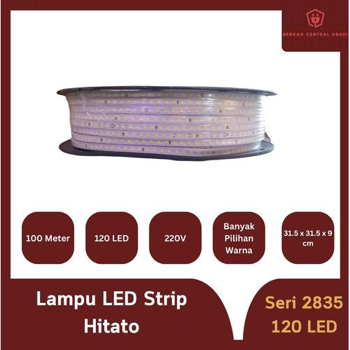 Jual Lampu LED Strip Hitato 2835 SMD 220V 120L 100 Meter - Jakarta ...