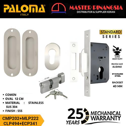 Jual PAKET HANDLE PINTU SLIDING/GESER PALOMA CMP 202+MLP 222+ECP 341+CLP 494 STAINLESS - Jakarta ...