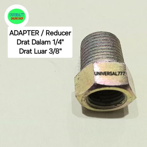 Jual Adapter Reducer Drat Dalam Female 1/4" Drat Luar Male 3/8" Vlok Ring V - Jakarta Utara ...