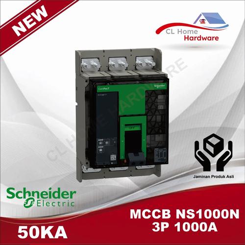 Promo MCCB NS1000N 3P 1000A 50kA C0100N320FM BREAKER 3 PHASE 1000 AMPERE SCHNEIDER MANUAL ...