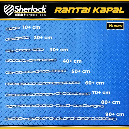 Jual Potongan Pendek Rantai Besi / Kapal Galvanized 6 mm ( 1/4 inch ...