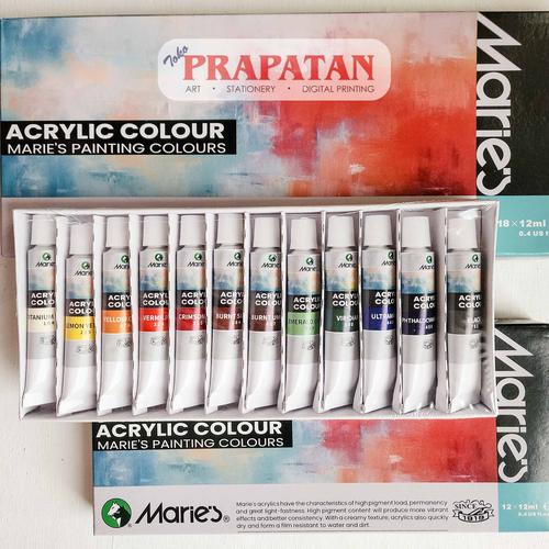 Jual Cat Akrilik Set Maries 12x12ml | Maries Acrylic Set - Jakarta ...