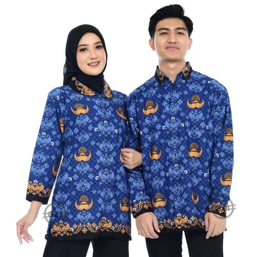 Jual Baju Korpri Terbaru 2022 Wanita Dan Pria Pakai Furing Bahan Katun Lengan Panjang Seragam ...