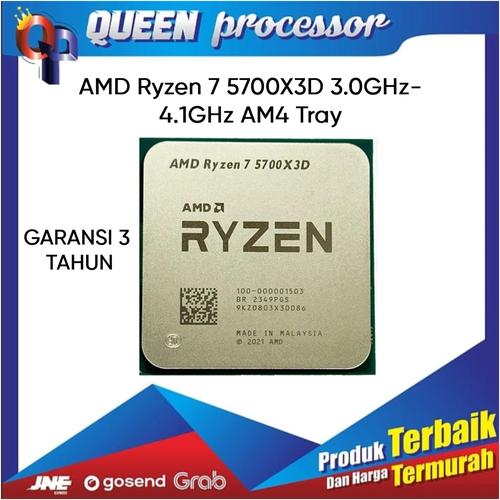 Jual Processor AMD Ryzen 7 5700X3D 3.0Ghz Tray Garansi 3 Tahun - Bundle ...