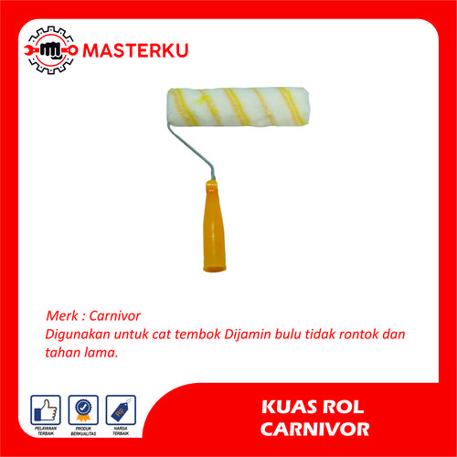 Jual Kuas Rol Carnivor / Kuas Rol Cat Tembok / Paint Roller Carnivor ...