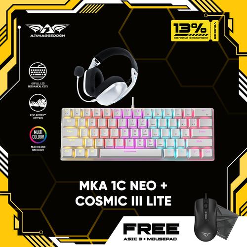 Promo Keyboard Gaming Mechanical Armaggeddon MKA 1C NEO Psychswift 60% ...