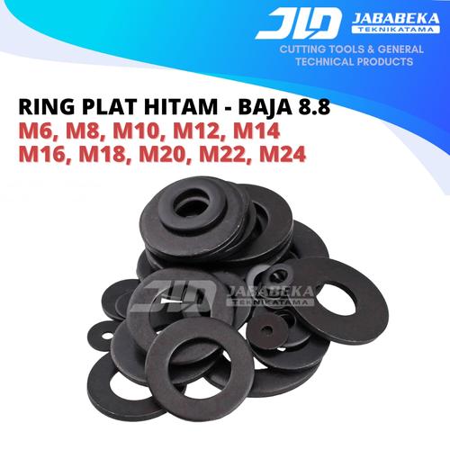 Jual Ring Plat Baja 8.8 M5 M6 M8 M10 M12 M14 M16 M20 M22 M24 M30 M33 M36 M39 Washer Plat Baut ...