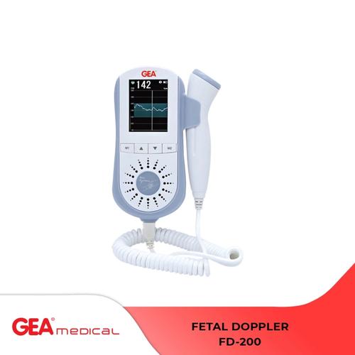 Jual Gea Fetal Doppler Portable FD-200 Sound with Large TFT Display ...