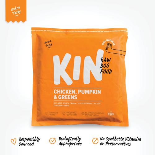 Jual Kin Dog Food - Chicken Pumpkin & Greens 500g - Jakarta Utara - Kin ...