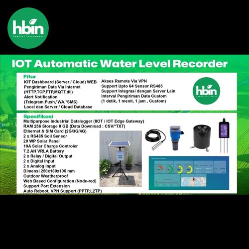 Jual AWLR IOT AUTOMATIC WATER LEVEL RECORDER INDUSTRIAL ENVIRONMENT ...