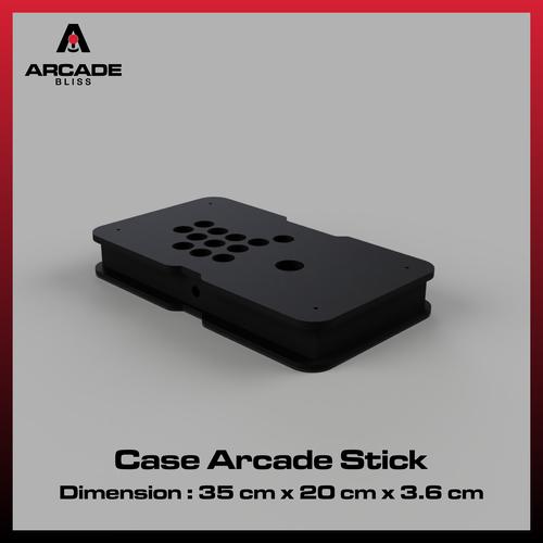 Jual Arcade Stick Enclosure Case Custom Solid Acrylic Opsional Artwork ...