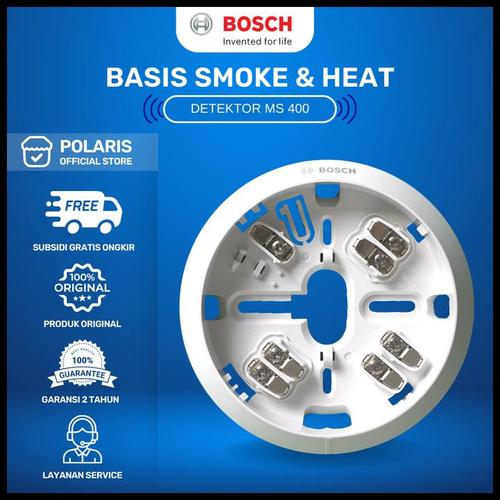 Jual Alarm Kebakaran Bosch Smoke Dan Heat Detector Base Ms 400 B ...