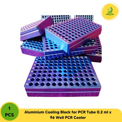 Jual Aluminium Cooling Block for PCR Tube 0.2 ml x 96 Well PCR Cooler ...