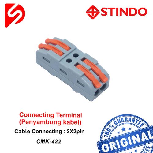 Jual Connecting Terminal / Cable Connector CMK-422 2X2pin 32A/250V STINDO - Jakarta Pusat ...
