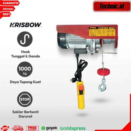 Jual Chain Block 1 Ton Katrol Krisbow Alat Derek Elektrik Electric ...