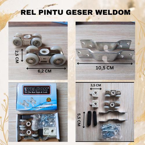 Jual WELDOM RODA PINTU SLIDING MODEL BARU - RODA PINTU GESER RODA PINTU ...
