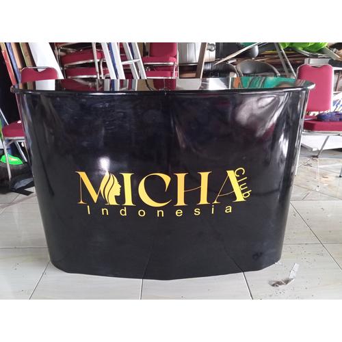 Jual Pop Up Table Custom / Meja Event Portable Kuat / Meja Polycounter ...