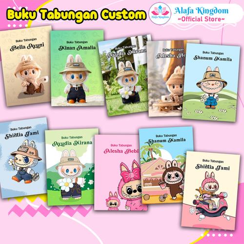 Jual Buku Tabungan Custom Tema Labubu Portrait - BuTab Labubu 01 - Kab ...