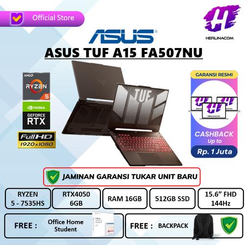 Promo ASUS TUF A15 FA507NU RYZEN 5 7535HS RTX4050 6GB / 16GB 512GB W11 ...