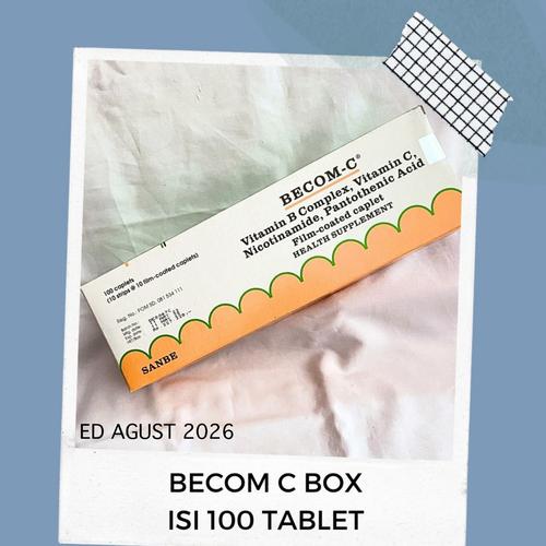 Promo BECOM C BOX ISI 100 TABLET - Kota Bandung - JeansPharmaTech ...