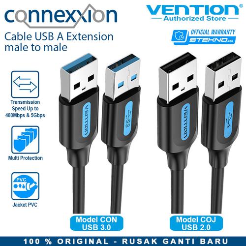 Jual Vention Kabel USB 3.0 / 2.0 Male To Male Extension Perpanjangan ...