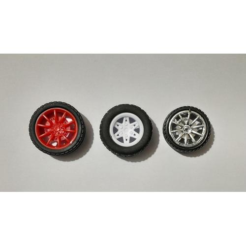 Jual Macam-macam Roda Ban Mobil Mainan Smart Car Wheel Motor - Merah ...