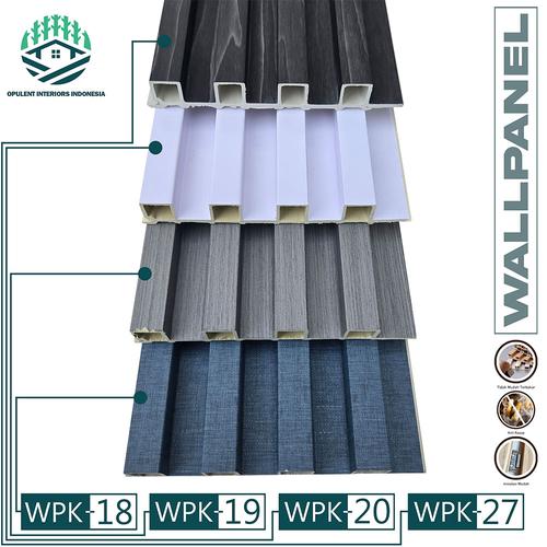 Promo Wood Panel WPC Wall Panel Fluted Dekorasi Tembok Kayu 2,9 Meter ...