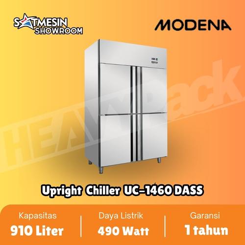 Jual Modena UC-1460 DASS Stainless Steel Upright Chiller 4 Pintu Kulkas ...