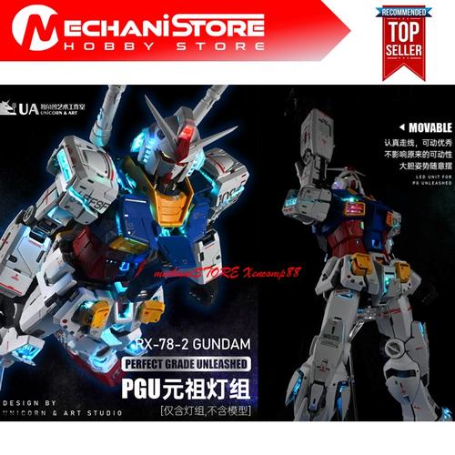 Promo UNICORN & ART STUDIO LED Set for PG Unleashed RX-78-2 (PGU PG ...