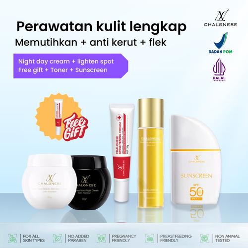 Jual PAKET BUNDLING BRIGHTENING 6 IN 1 MELEMBABKAN, MEMUTIHKAN ...