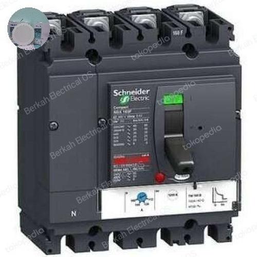Jual SCHNEIDER MCCB NSX100B 4P 100A 25KA TM100D 380/415V NEW ORIGINAL ...