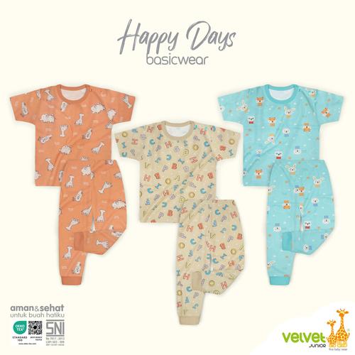 Jual Velvet Junior Setelan Baju Anak Kancing Pundak Pendek Celana ...