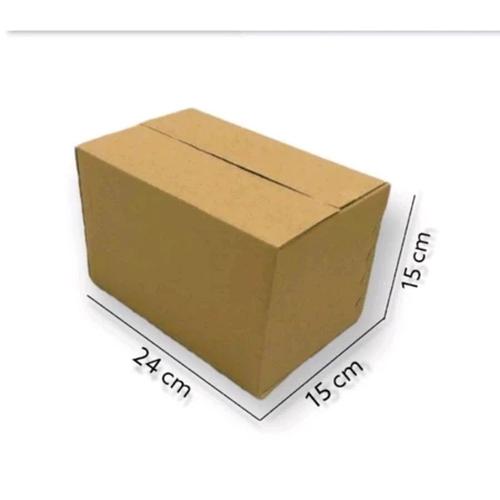 Jual Kardus box Ukuran 24x15x15 cm Single wall polos Kardus Box Polos ...
