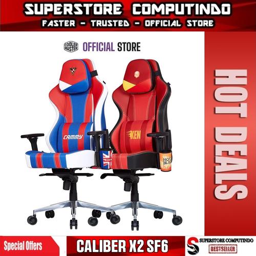 Promo Cooler Master Caliber X2 SF6 Gaming Chair - Ken Cicil 0% 3x ...