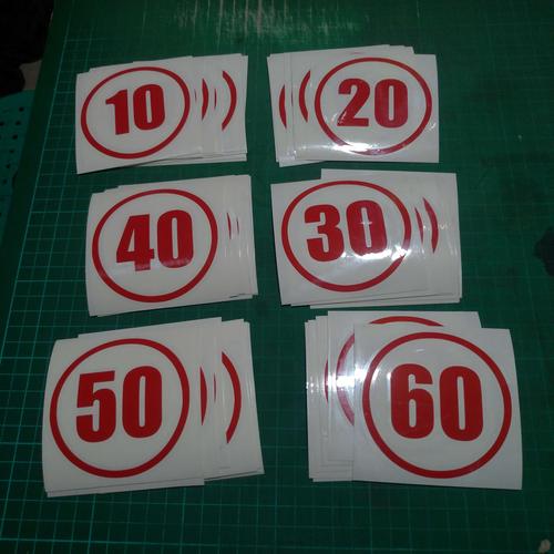 Jual STIKER ANGKA BULAT UK DIAMETER 8 CM BAHAN MERK ORACAL GLOSSY ...