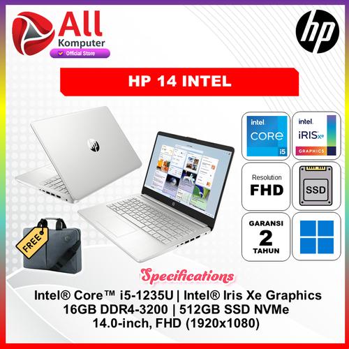 Promo Laptop HP 14s DQ5118TU Core i5 1235U RAM 16GB SSD 512GB Layar 14 ...