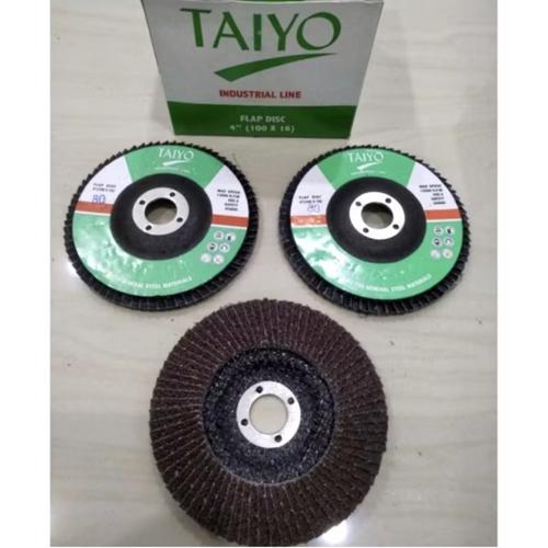 Jual TAIYO HIJAU 4” Flap disc taiyo 4"inci Amplas susun taiyo Amplas ...