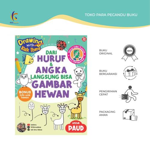 Promo Buku Drawing With Kak Ibnu -Dari Huruf Dan AngkaLangsung Bisa ...