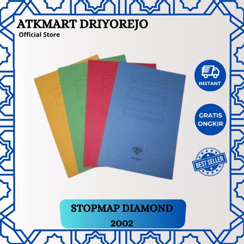 Jual (5 LEMBAR) DIAMOND MAP - STOPMAP KERTAS FOLIO KODE 2002 - Biru Muda - Kab. Gresik - ATKMart ...