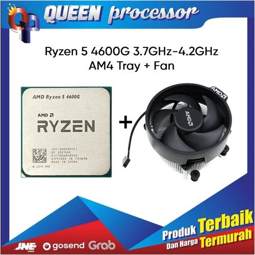 Jual Processor Amd Ryzen 5 4600G 3.7GHz Tray +Fan - Jakarta Pusat - QueenProcessor | Tokopedia