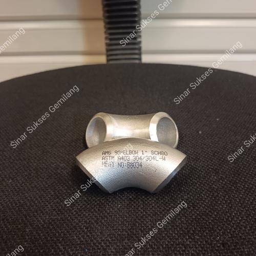 Jual Elbow Las SS304 SCH80 6" Inch / Knee Las Stainless Steel 304 DN ...