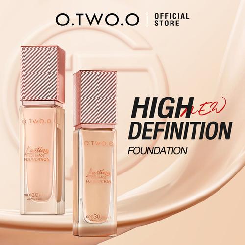 Promo O.TWO.O Liquid Foundation All Day Coverage Foundation Waterproof ...