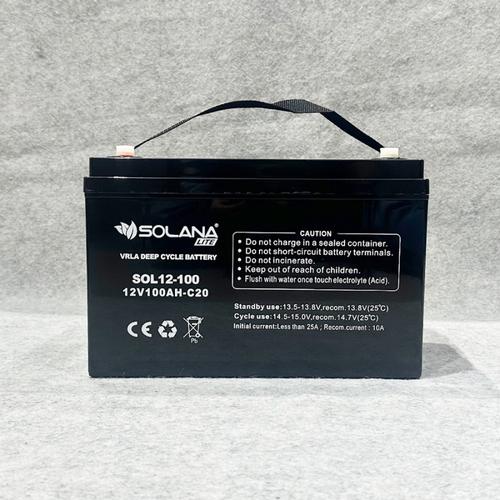 Jual SOLANA LITE BATTERY UPS/SOLAR PANEL/VRLA DEEP CYCLE 12V 100AH AKI ...