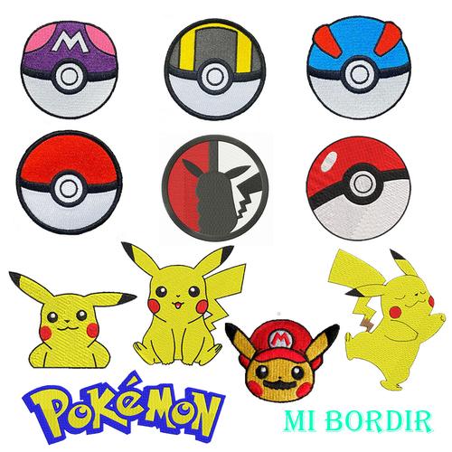 Jual Patch / Emblem Bordir Pokemon Pikachu Pokeball - Pokeball, Besar ...